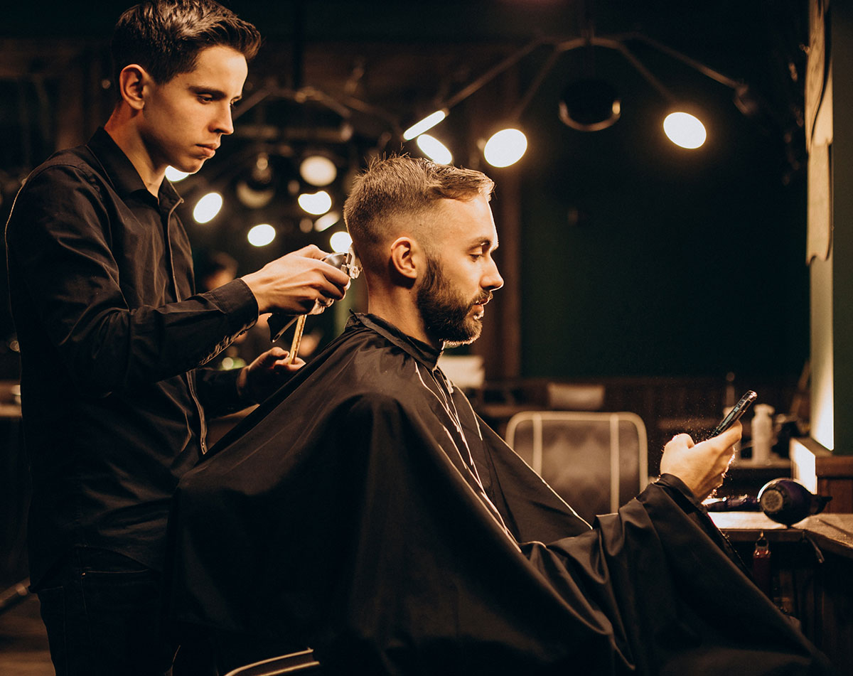 Hair Cutting Shop Lead Generation Landing Page